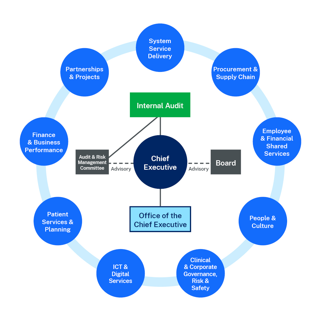 HealthShare NSW organisation chart - HealthShare NSW
